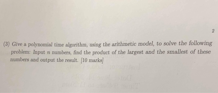 Solved (3) Give a polynomial time algorithm, using the | Chegg.com
