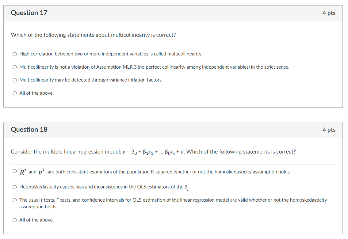 Solved Which of the following statements about | Chegg.com