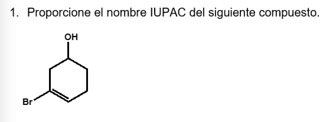 Solved 1. Give the IUPAC name of the following compound (2 | Chegg.com