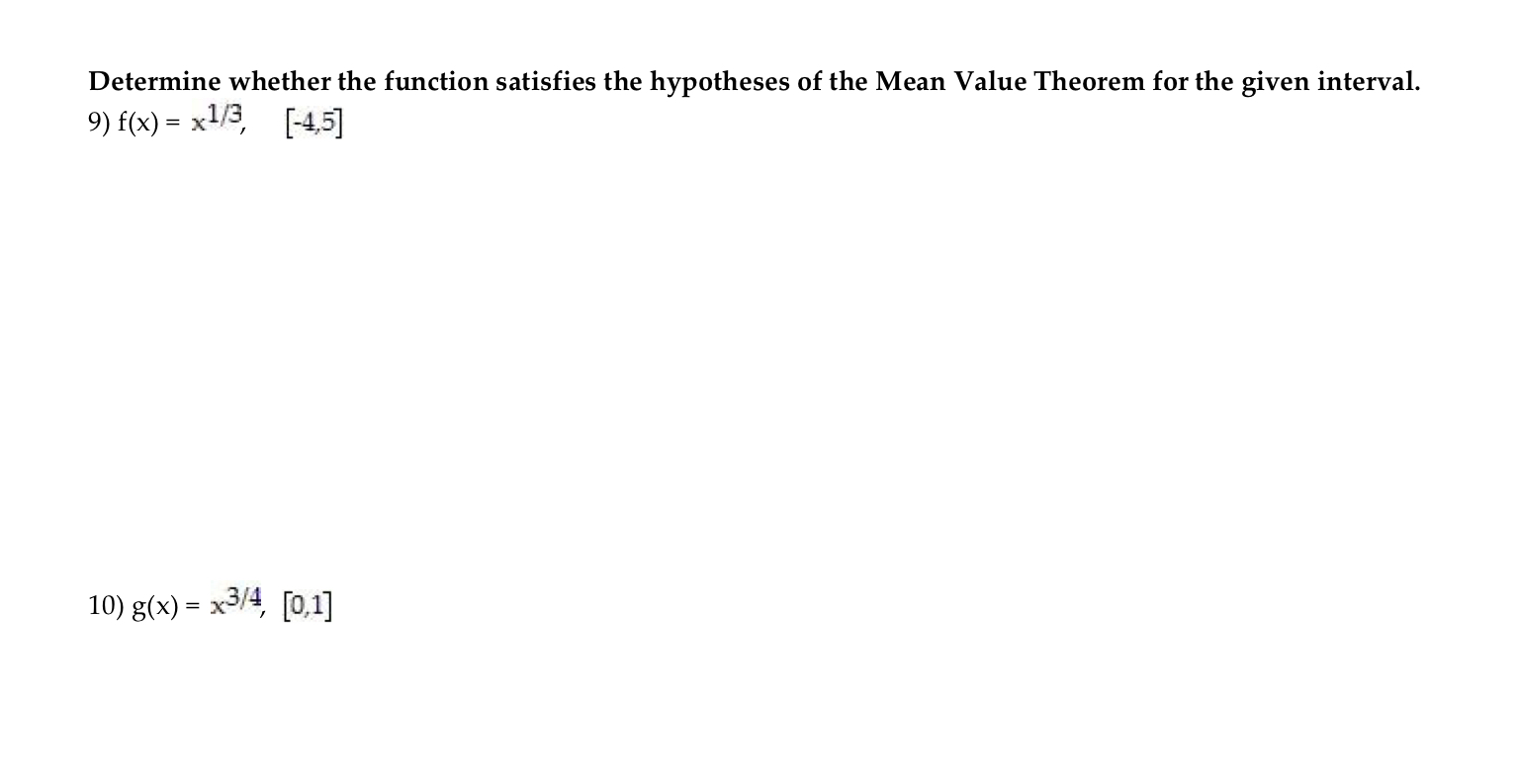 Solved Determine Whether The Function Satisfies The