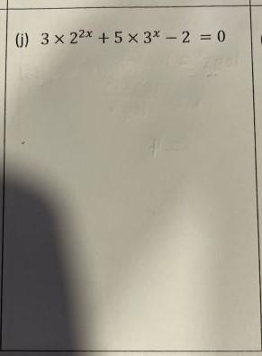 Solved 3×22x+5×3x−2=0 | Chegg.com