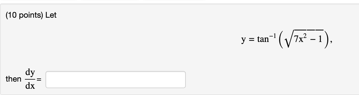 Solved (10 points) Let f(x)=6sin−1(x3) f′(x)= NOTE: The | Chegg.com