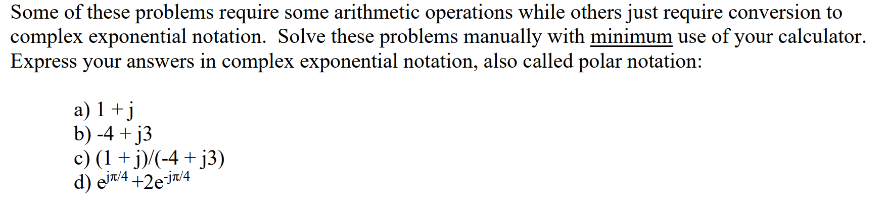 Solved Some of these problems require some arithmetic | Chegg.com