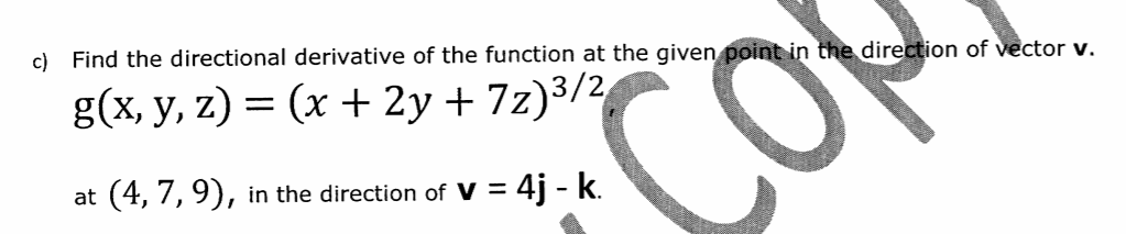Solved Find the directional derivative of the function at | Chegg.com