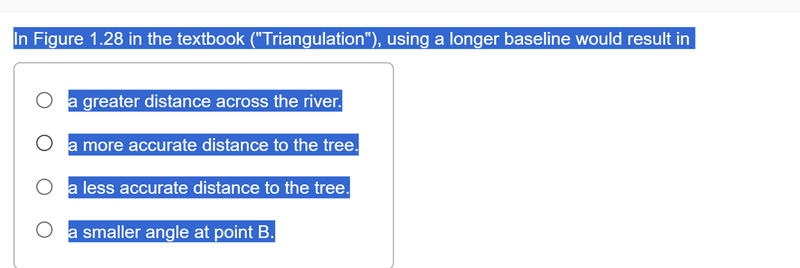 Solved Surveyors often use simple geometry and trigonometry | Chegg.com