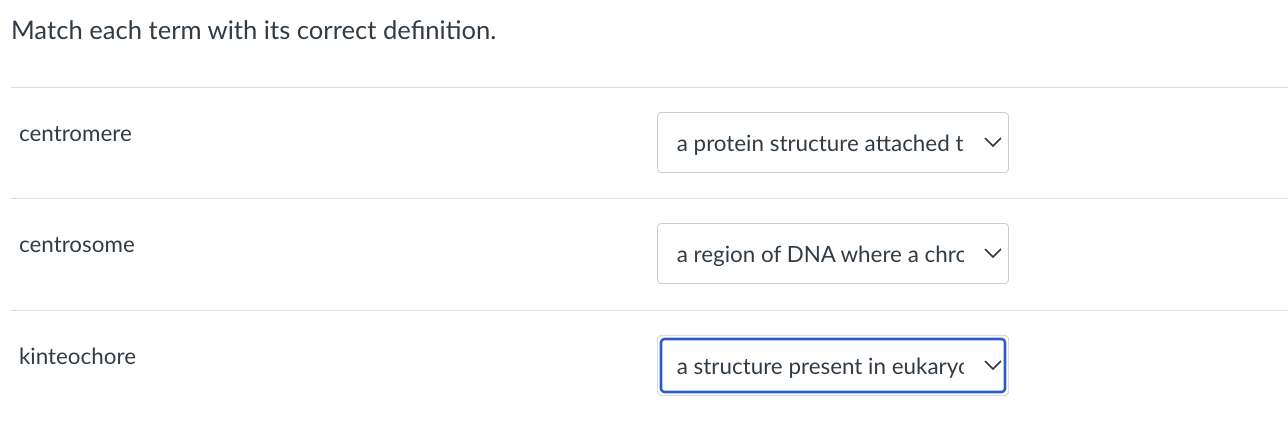 Solved Match each term with its correct | Chegg.com