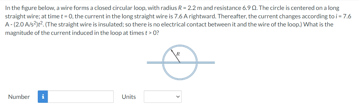 Solved In the figure below, a wire forms a closed circular | Chegg.com
