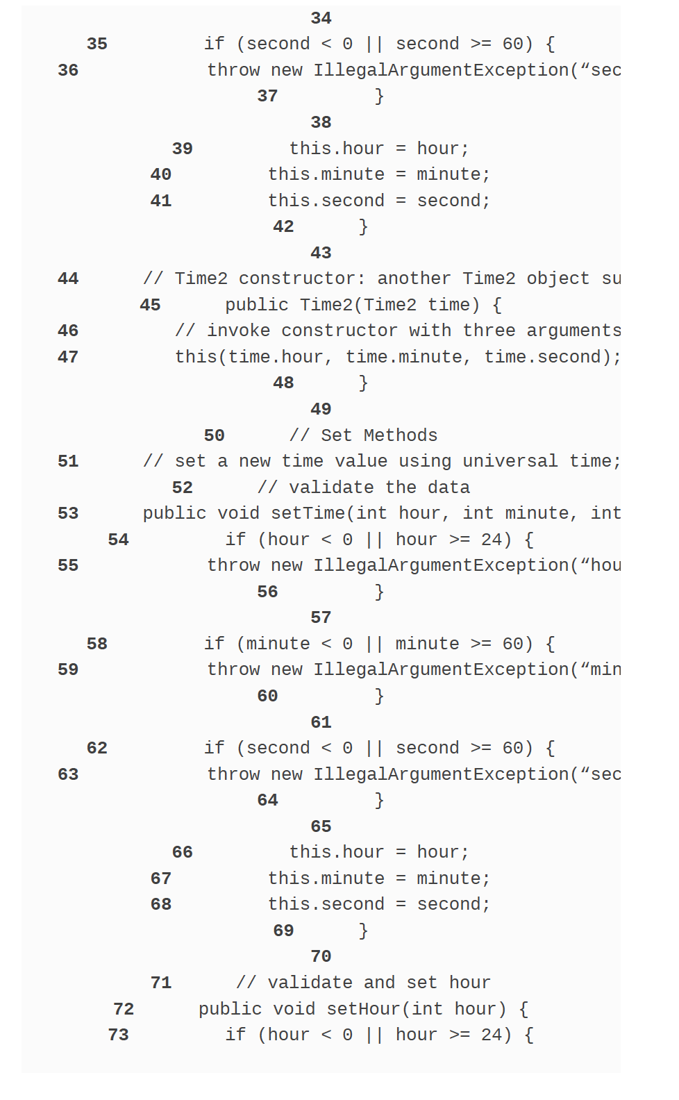 Solved 6. 8.7 (Enhancing Class Time 2) Modify class Time 2 | Chegg.com