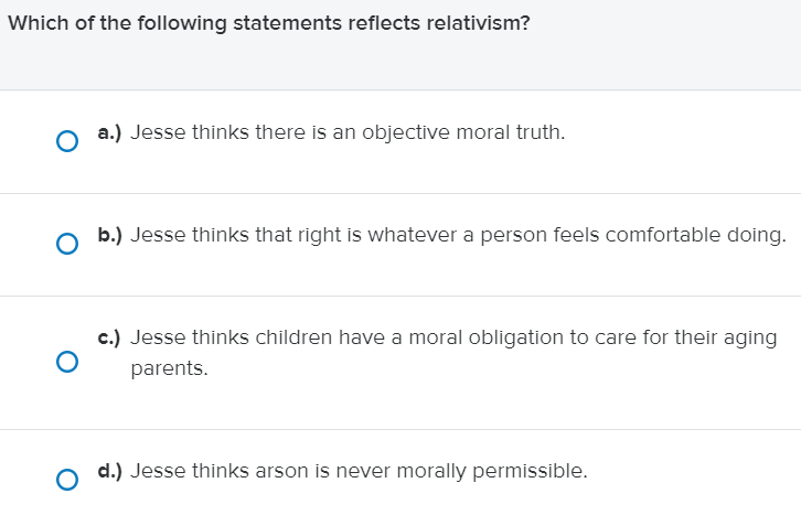 Solved Which of the following statements reflects | Chegg.com