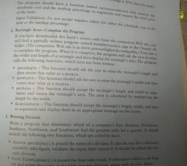 Solved Need help with number 2. I have the code written but | Chegg.com