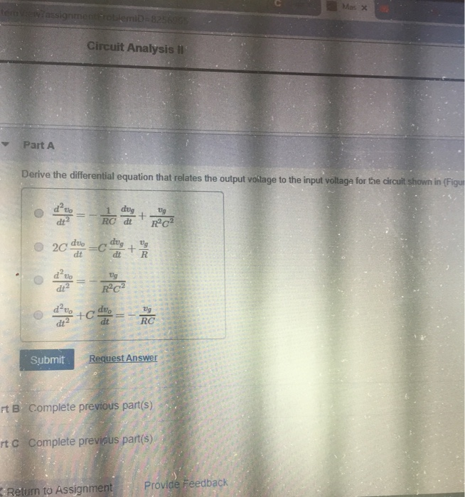 Solved Figure 1 of 1 > R/2 2C Part Part Ovpe here to search | Chegg.com