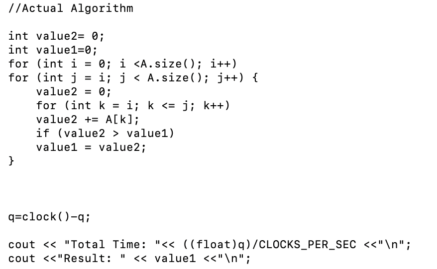 Solved Compute The Complexity Of The Algorithm And Explain 7454