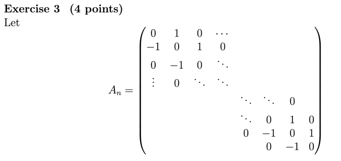 Solved Exercise 3 4 Points Let 