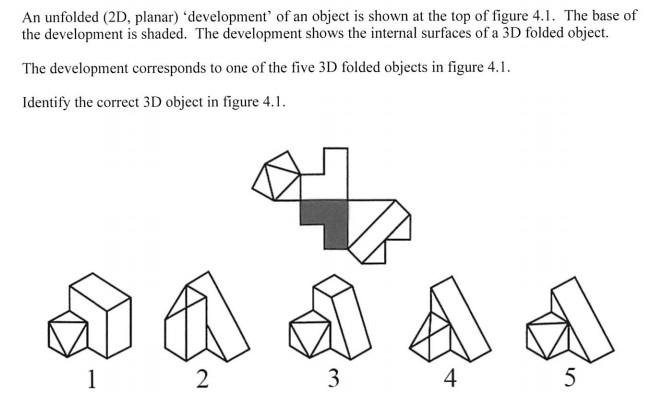 Solved An unfolded (2D, planar) development of an object is | Chegg.com