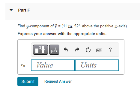 Solved Find x-component of v=(740 m/s,30∘ below the positive | Chegg.com