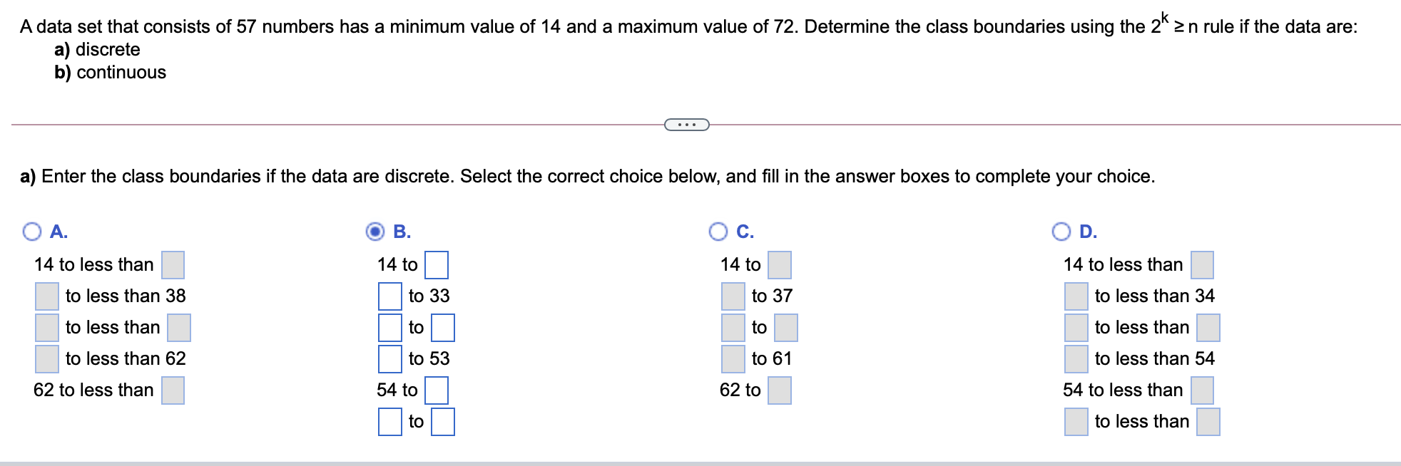 Solved A data set that consists of 57 numbers has a | Chegg.com Solved A data set that consists of 57 numbers has a | Chegg.com