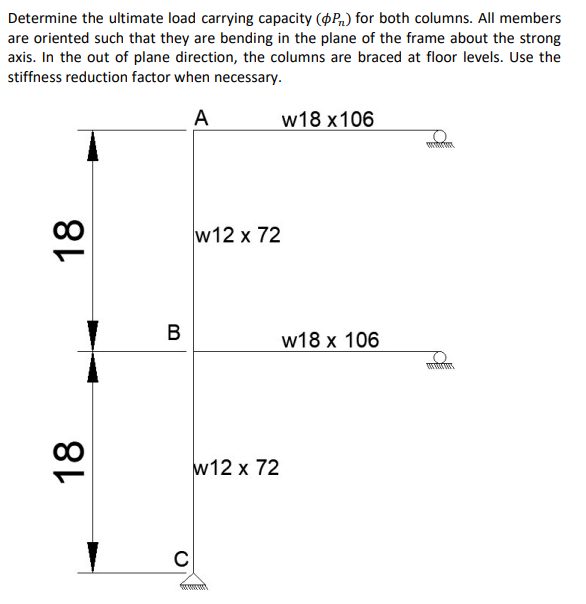 Determine the ultimate load carrying capacity (Pn) | Chegg.com