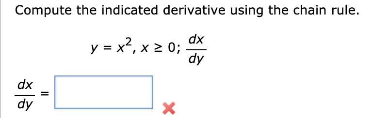 Solved Compute the indicated derivative using the chain | Chegg.com