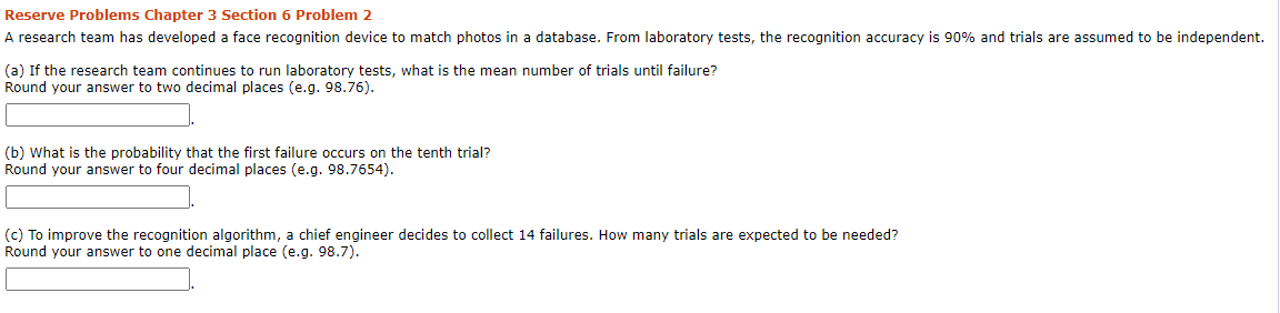 Solved Reserve Problems Chapter 3 Section 6 Problem 2 A | Chegg.com