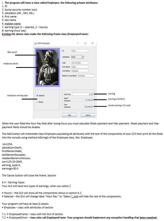 Solved IN C# Class Employee -->>> Class | Chegg.com