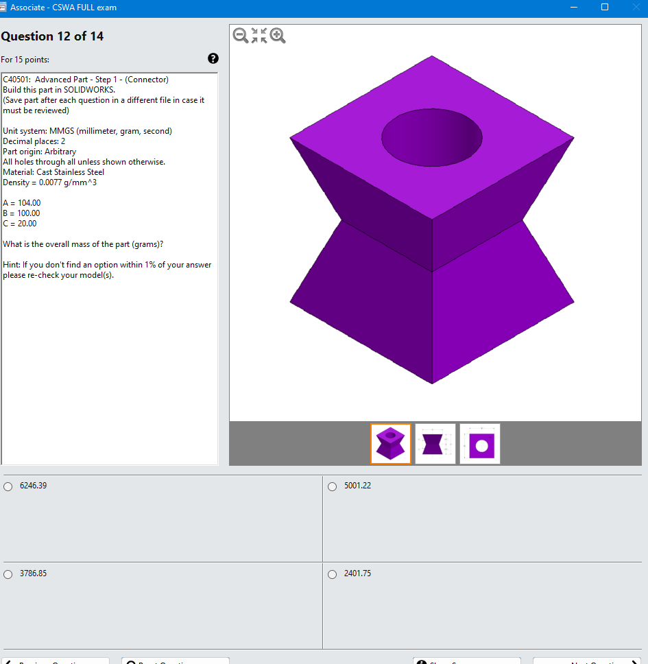 Solved Associate - CSWA FULL exam Question 12 of 14 For 15 | Chegg.com