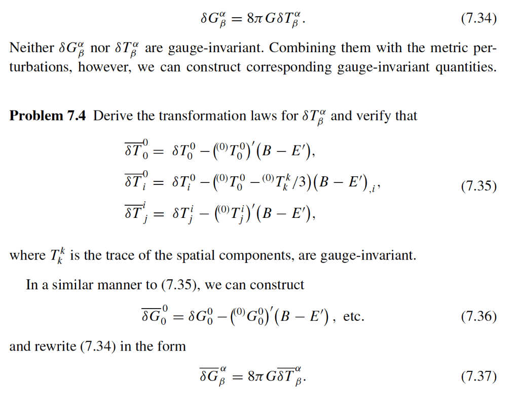 Gauge Invariant Perturbations To Solve Problem