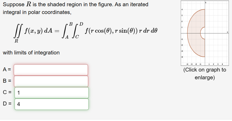 Solved Suppose R is the shaded region in the figure written | Chegg.com
