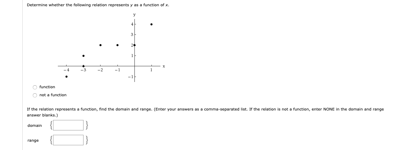 Solved Determine Whether The Following Relation Represents Y