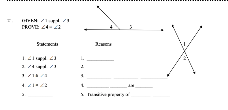 Solved Please see image. Thank you! Geometry | Chegg.com