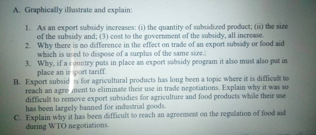 Solved A. Graphically illustrate and explain: 1. As an | Chegg.com