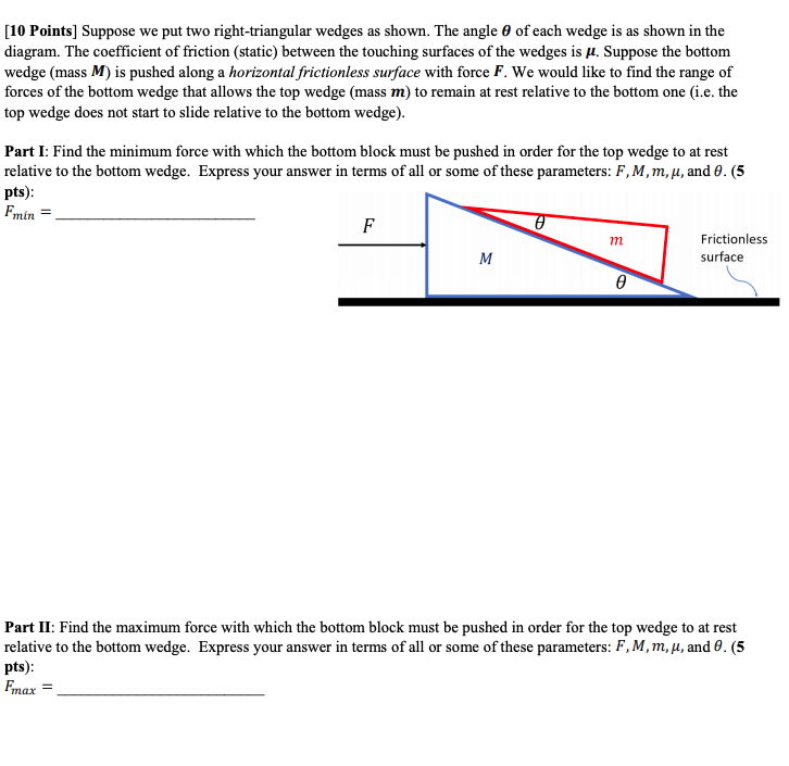 Solved [10 Points] Suppose we put two right-triangular | Chegg.com