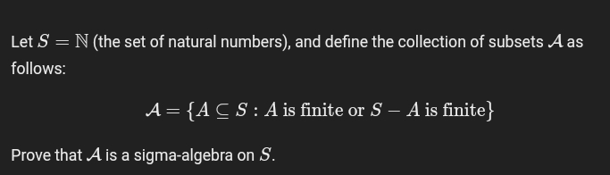 Solved Let S=N (the set of natural numbers), ﻿and define the | Chegg.com