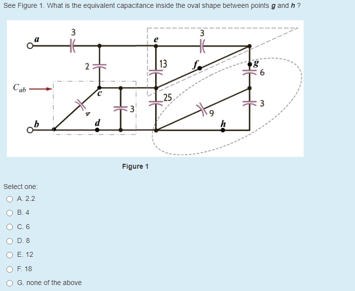 Solved See Figure 1. What is the equivalent capacitance | Chegg.com
