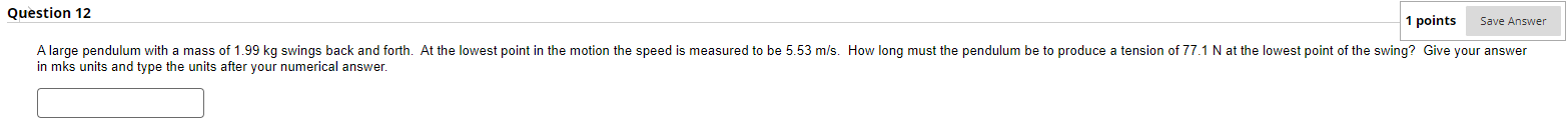 Solved in mks units and type the units after your numerical | Chegg.com