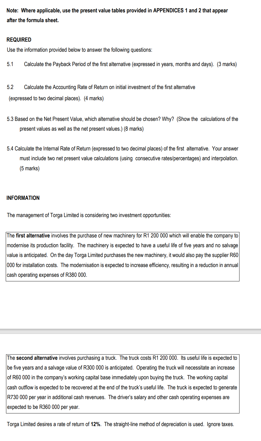 Solved Note: Where applicable, use the present value tables | Chegg.com