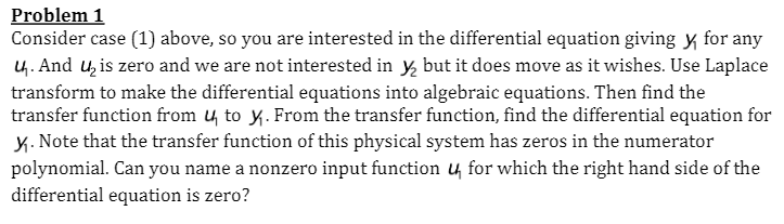 Solved Problems ਪ5 Uz ka , m, mz (Multi-Input, Multi-Output | Chegg.com