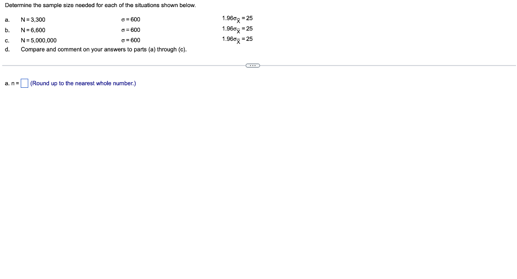 Solved d. Compare and comment on your answers to parts (a) | Chegg.com