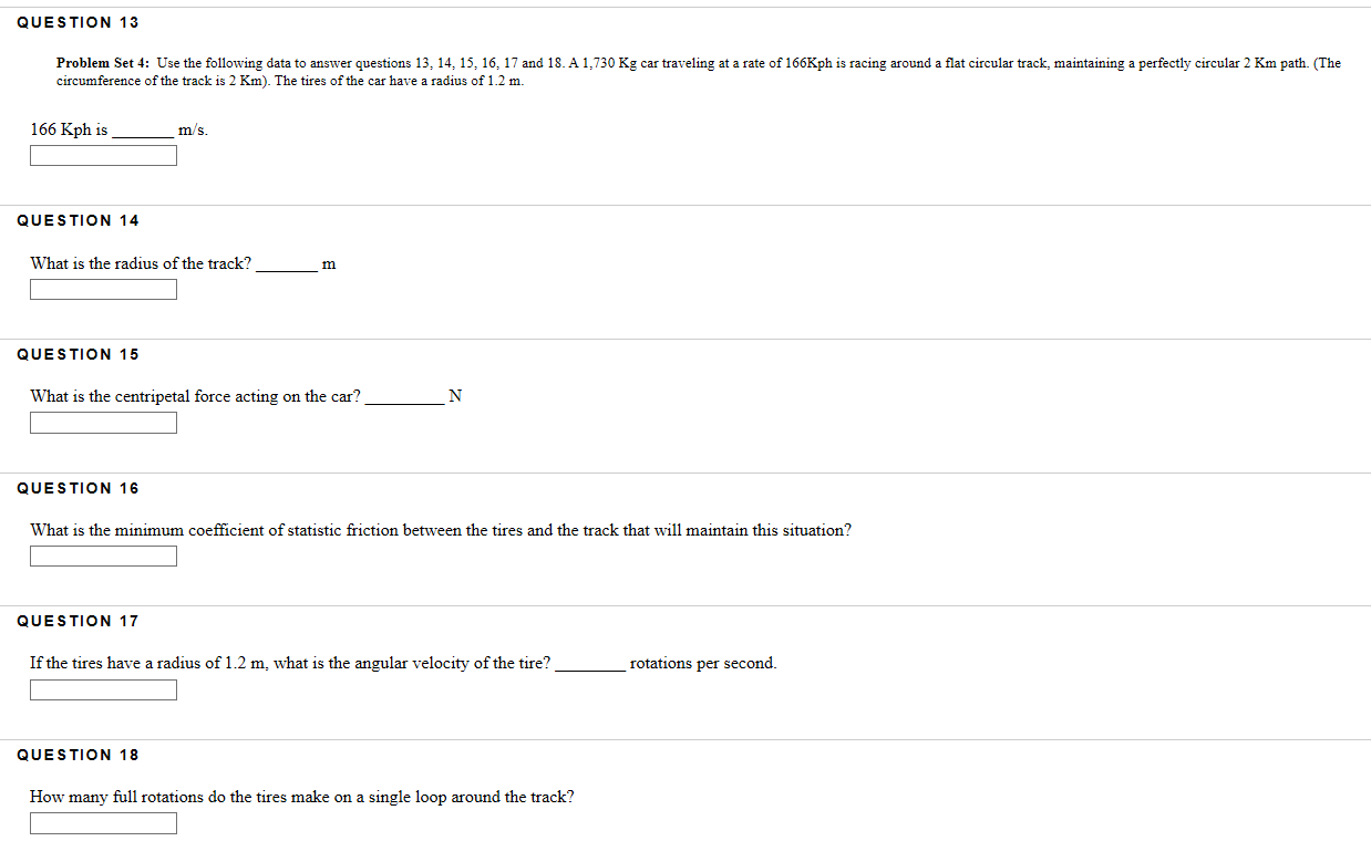 Solved Question 13 Problem Set 4 Use The Following Data To 