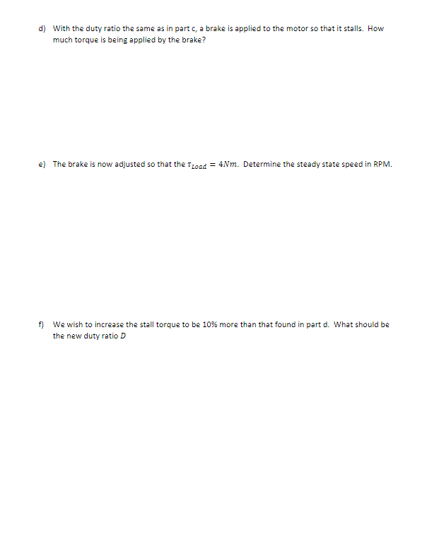 A DC machine has the following data sheet parameters: | Chegg.com