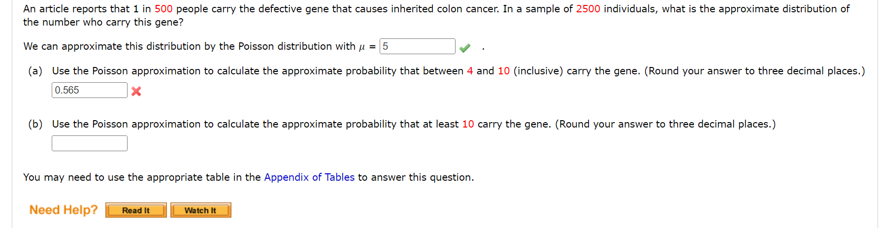 Solved An article reports that 1 in 500 people carry the | Chegg.com