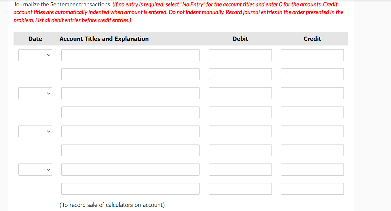 Solved Assume that on September 1, Office Depot had an | Chegg.com