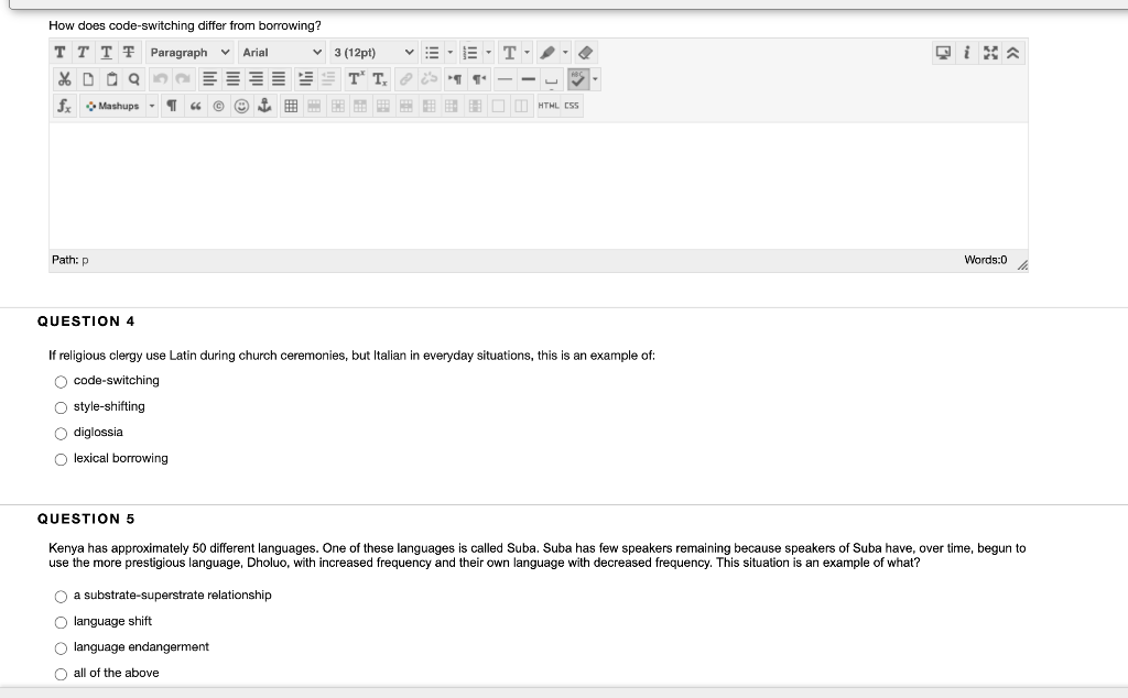Solved QUESTION 1 A substrate language typically contributes | Chegg.com