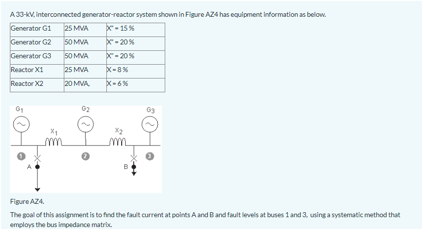 Solved Following the numbering of buses as in Figure AZ4, | Chegg.com