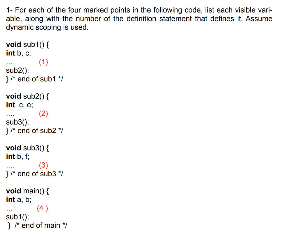 Solved 1- For each of the four marked points in the | Chegg.com