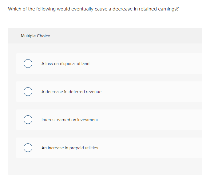Solved Which of the following would eventually cause a | Chegg.com