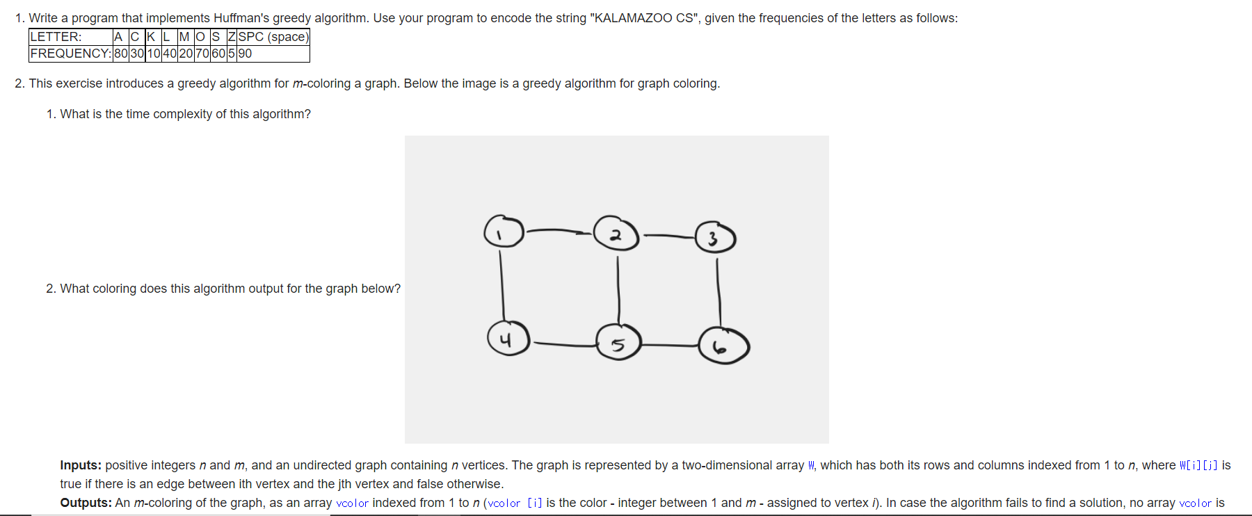 Solved 1. Write a program that implements Huffman's greedy | Chegg.com