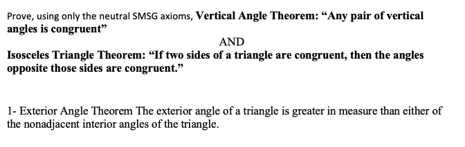 Solved Prove, using only the neutral SMSG axioms, Vertical | Chegg.com