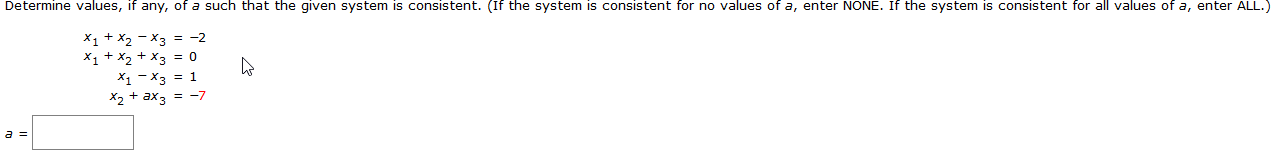 Solved Determine Values If Any Of A Such That The Given