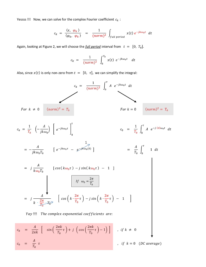 Solved Problem 1: Using complex exponentials to reconstruct | Chegg.com Solved Problem 1: Using complex exponentials to reconstruct | Chegg.com