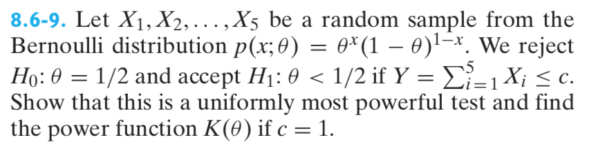 Solved 8.6-9. Let X1, X2,...,X5 be a random sample from the | Chegg.com